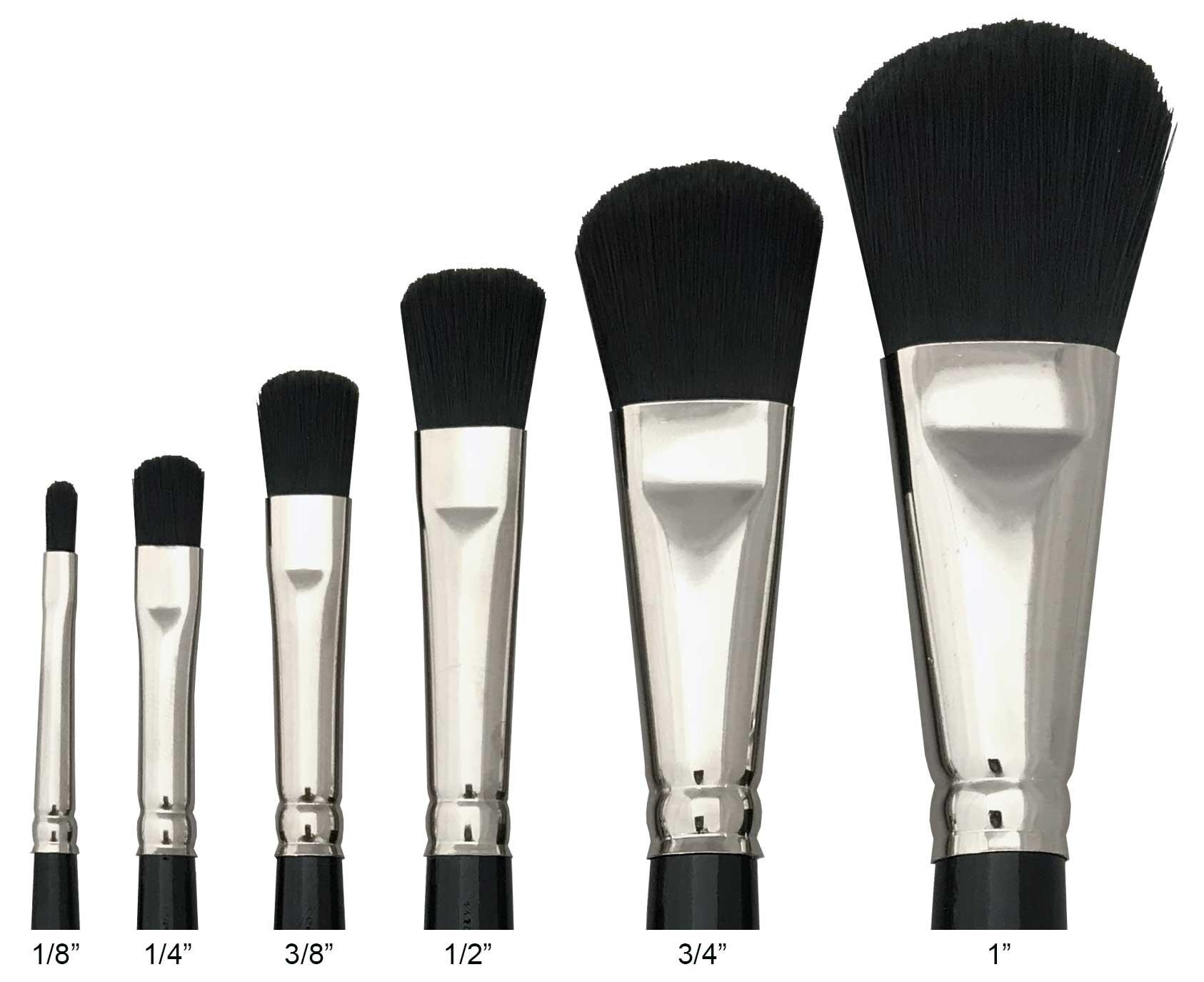Trekell Mop Artist Brushes for Watercolor, Acrylic, and Oil Painting ...
