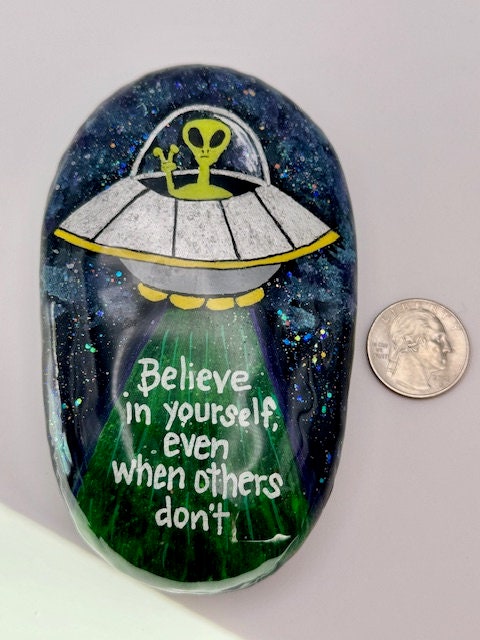 Believe in Yourself Quote, Spaceship, Inspirational Words, Funny ...