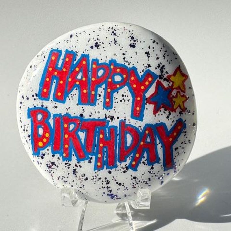 Hand Painted Rock - Etsy