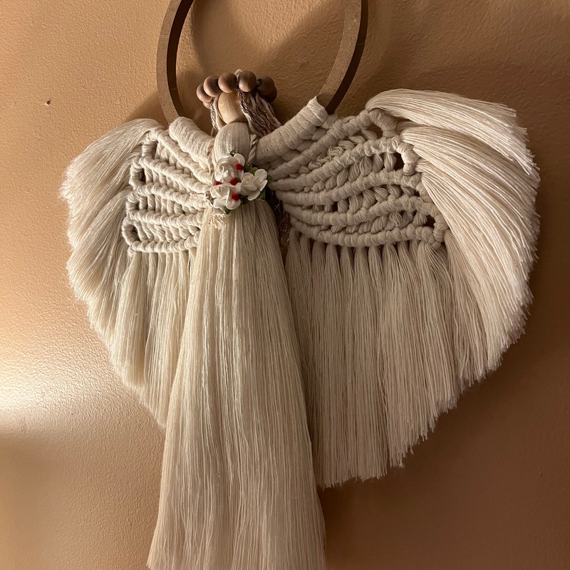Macrame Angel - Etsy