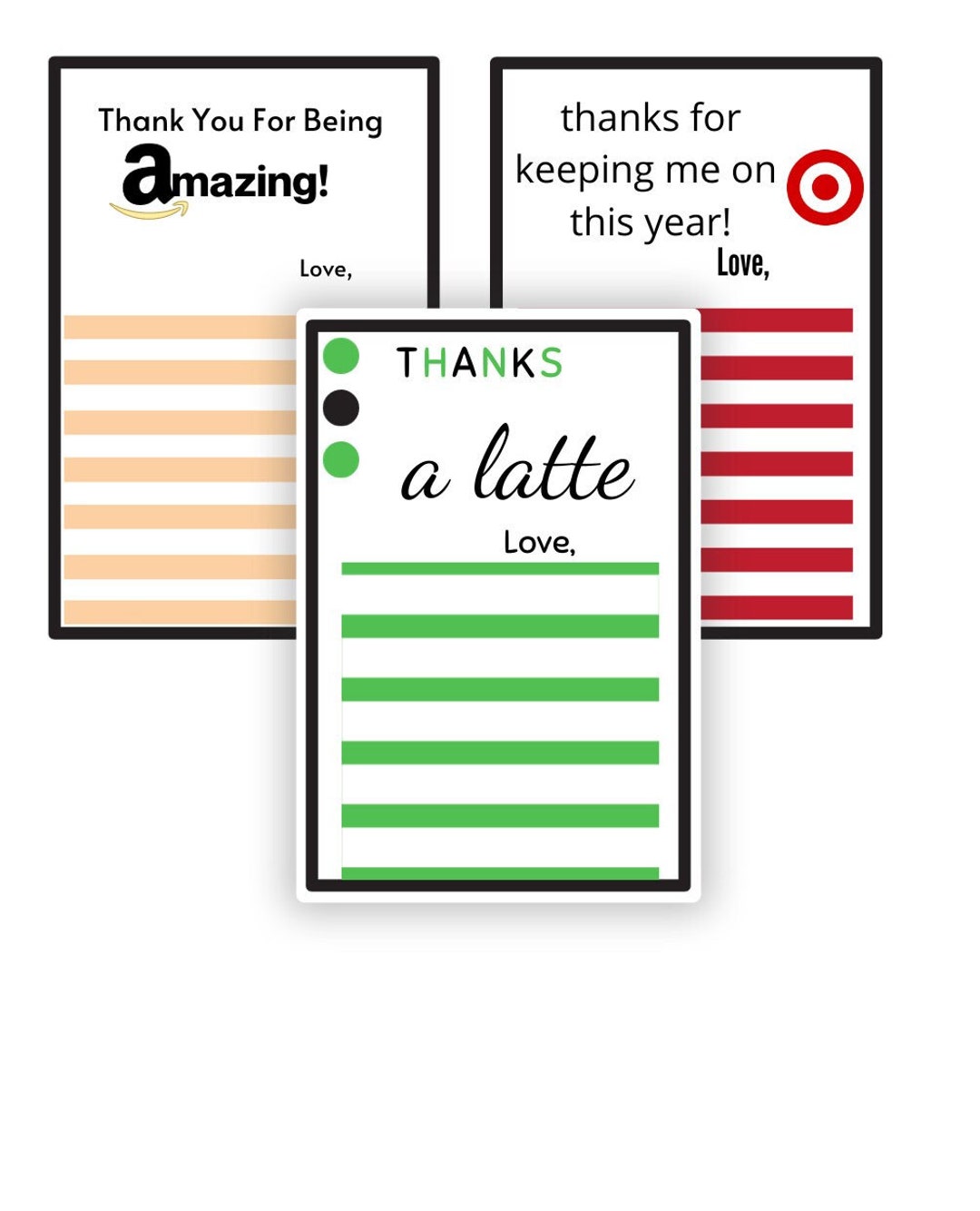 Printable Appreciation Thank You Notes - Etsy