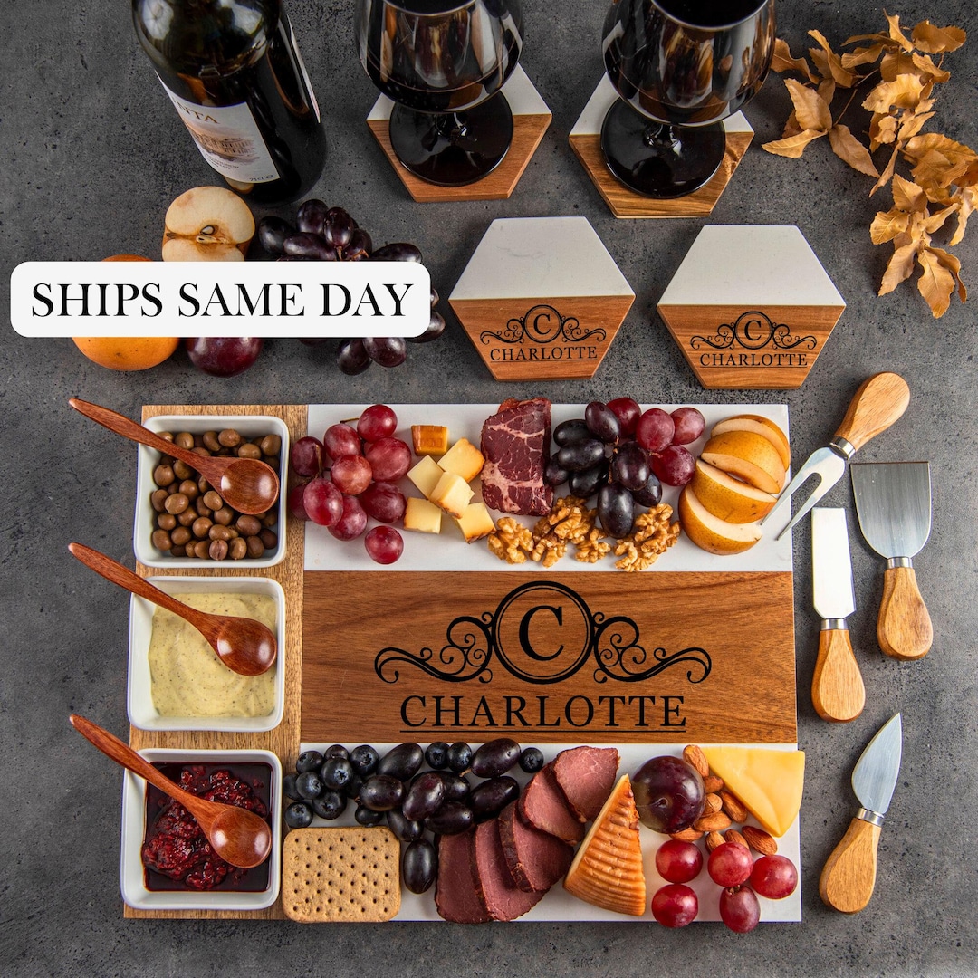 Personalized Charcuterie Board, Wedding Gift for Couples, Personalized Gifts, Custom Cutting ...