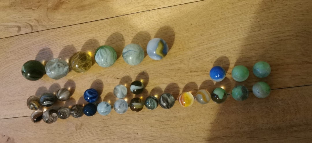 Beautiful Antique Marbles - Etsy