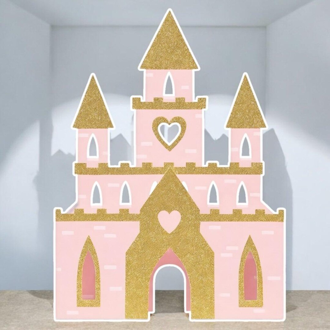 Pink Princess Castle Party Prop Sign Princess Decorations, Girl ...