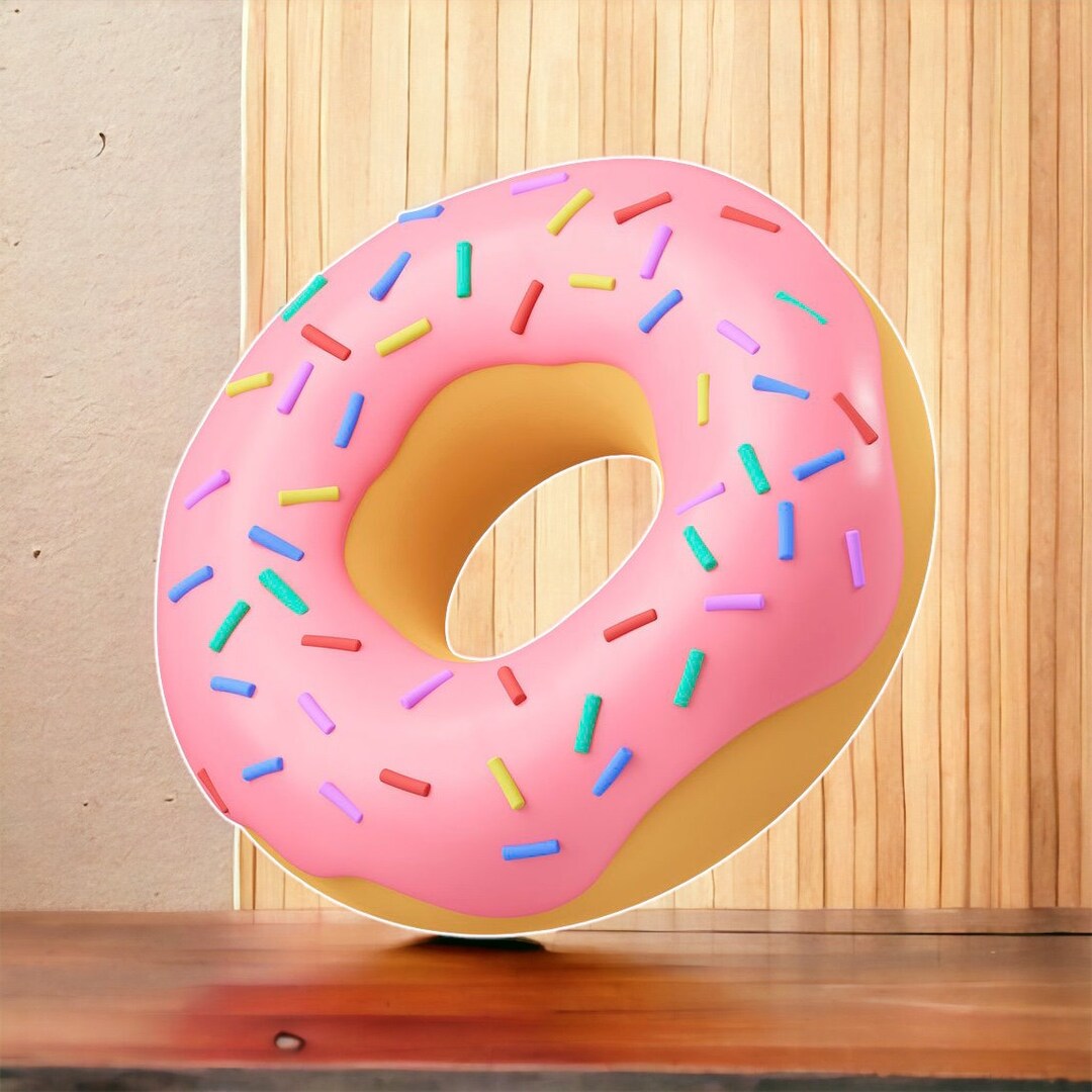 Donut Party Prop Cutout, Backdrop, Centerpiece, Girl Birthday Donut ...