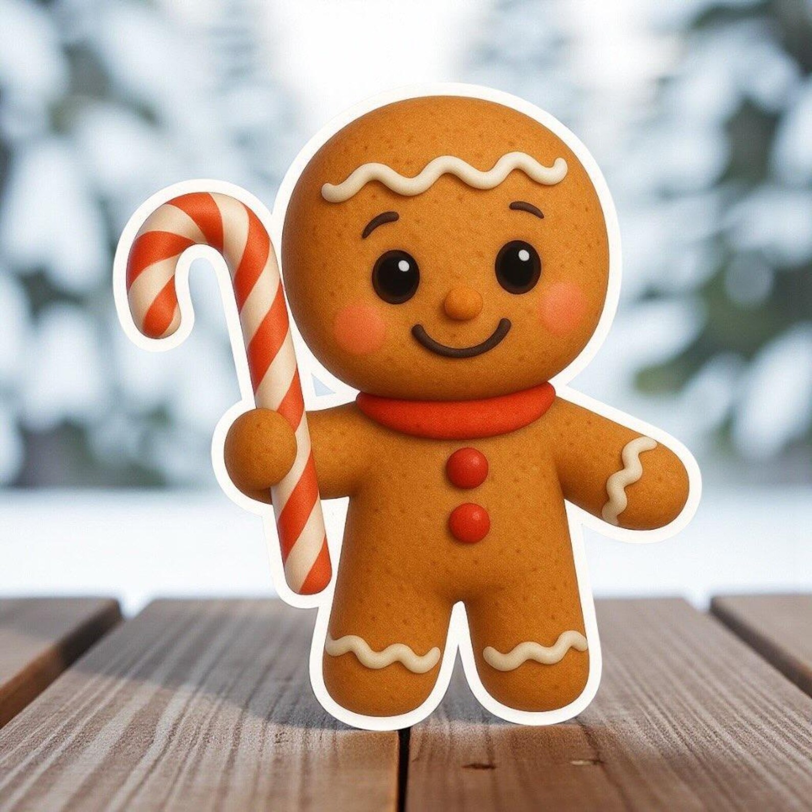 Gingerbread Men Cutout Christmas Birthday Party Christmas Party Prop ...