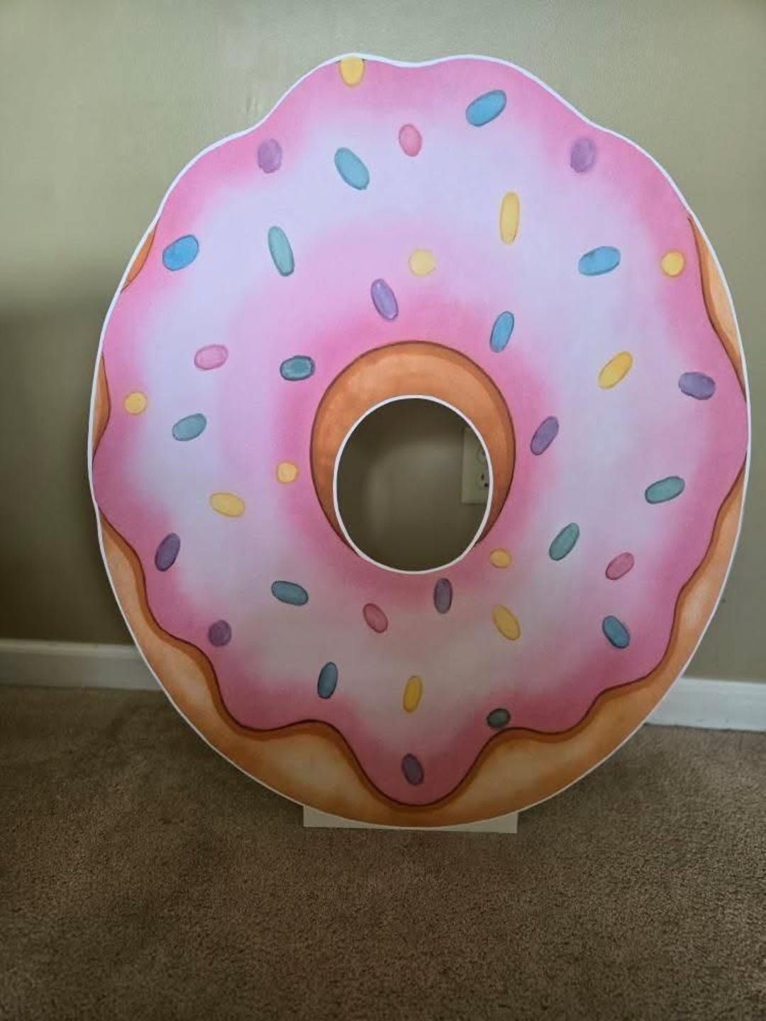 Donut Party Prop Cutout, Backdrop, Centerpiece, Girl Birthday Donut ...