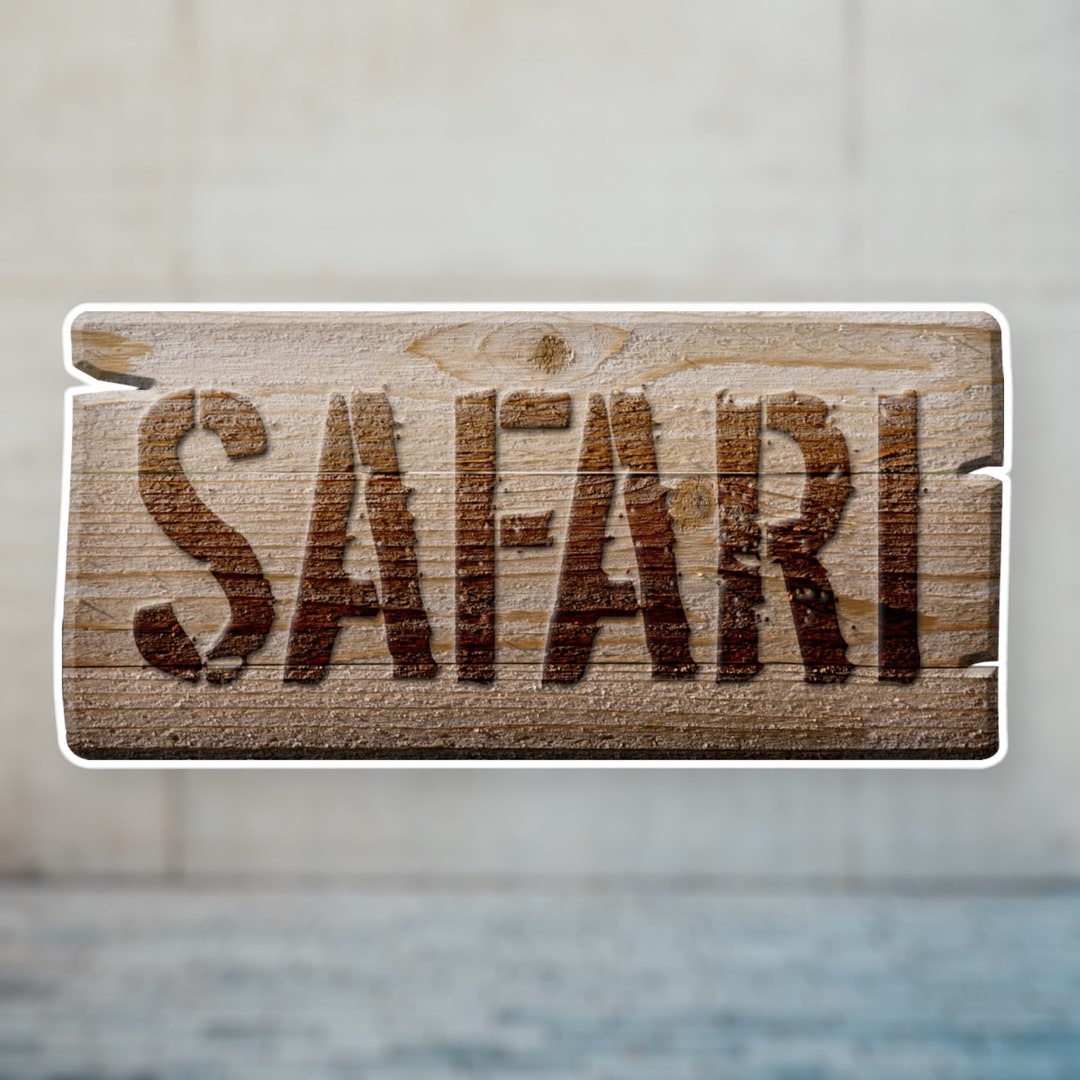 Safari Sign Party Prop Decorations, Foam Board Cutout, Backdrop, Party ...