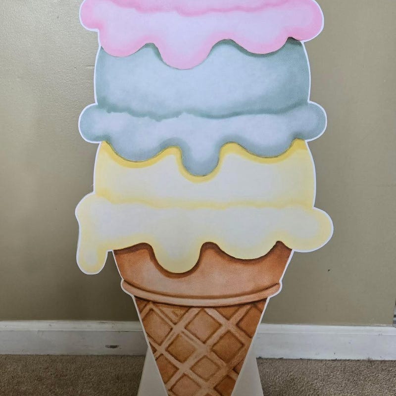 Ice Cream Board Backdrop - Etsy