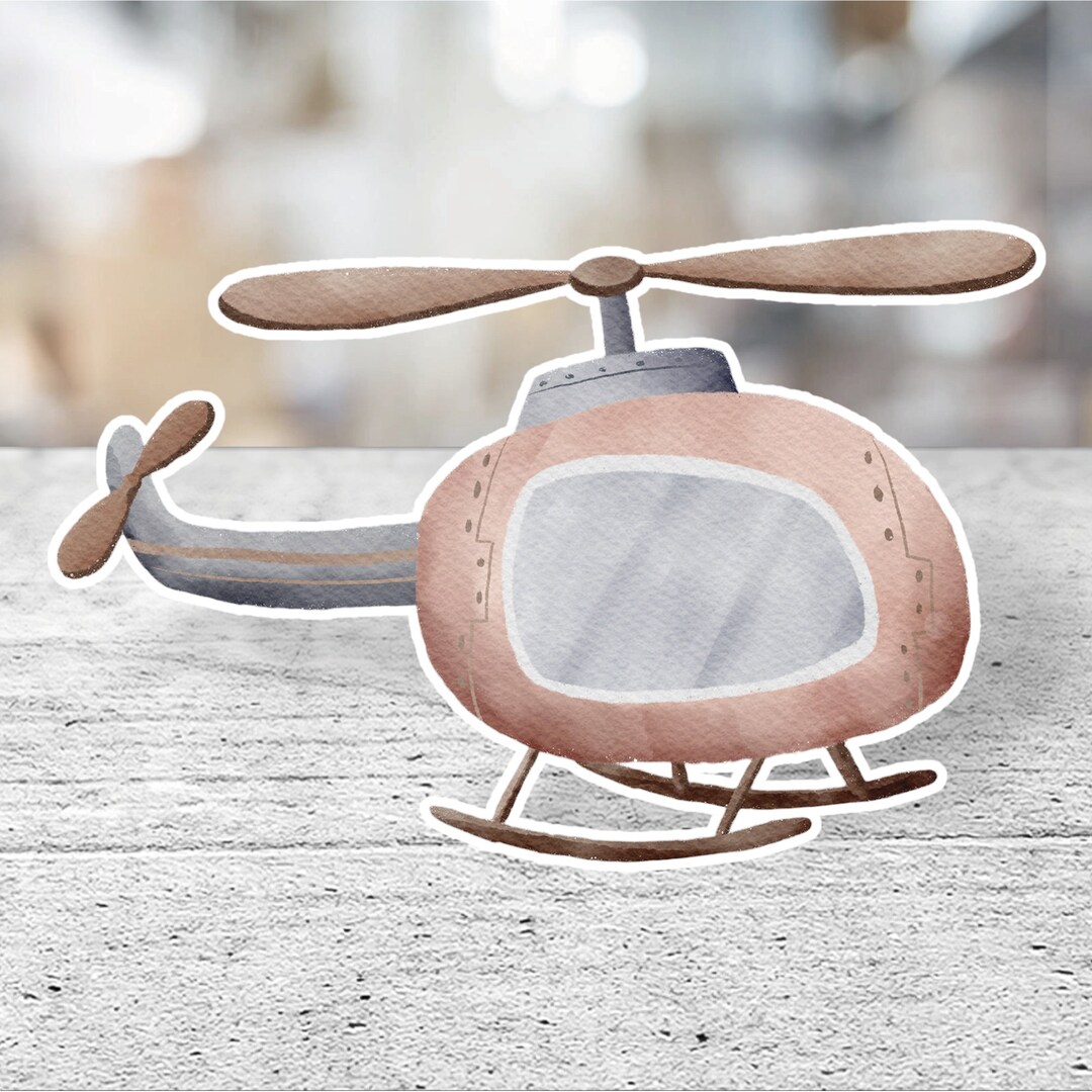 Helicopter Color Party Prop Cutouts Centerpieces Backdrops and Party ...