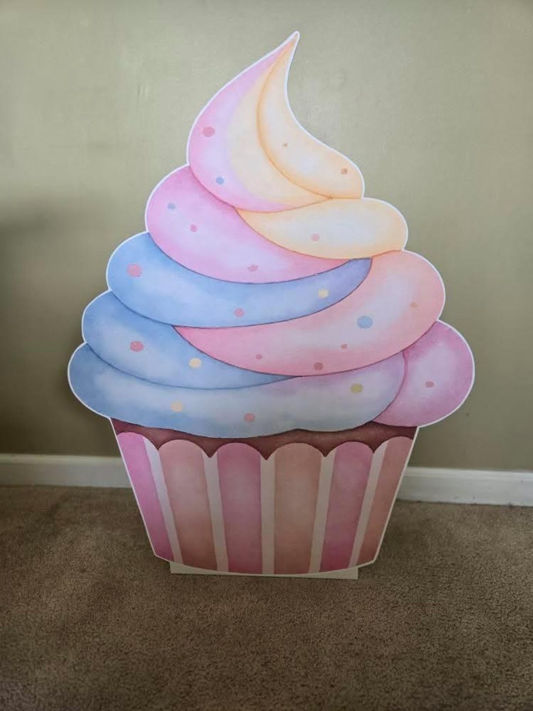 Cupcakes Party Prop Cutout , Sign ,centerpiece, Backdrop, Birthday ...