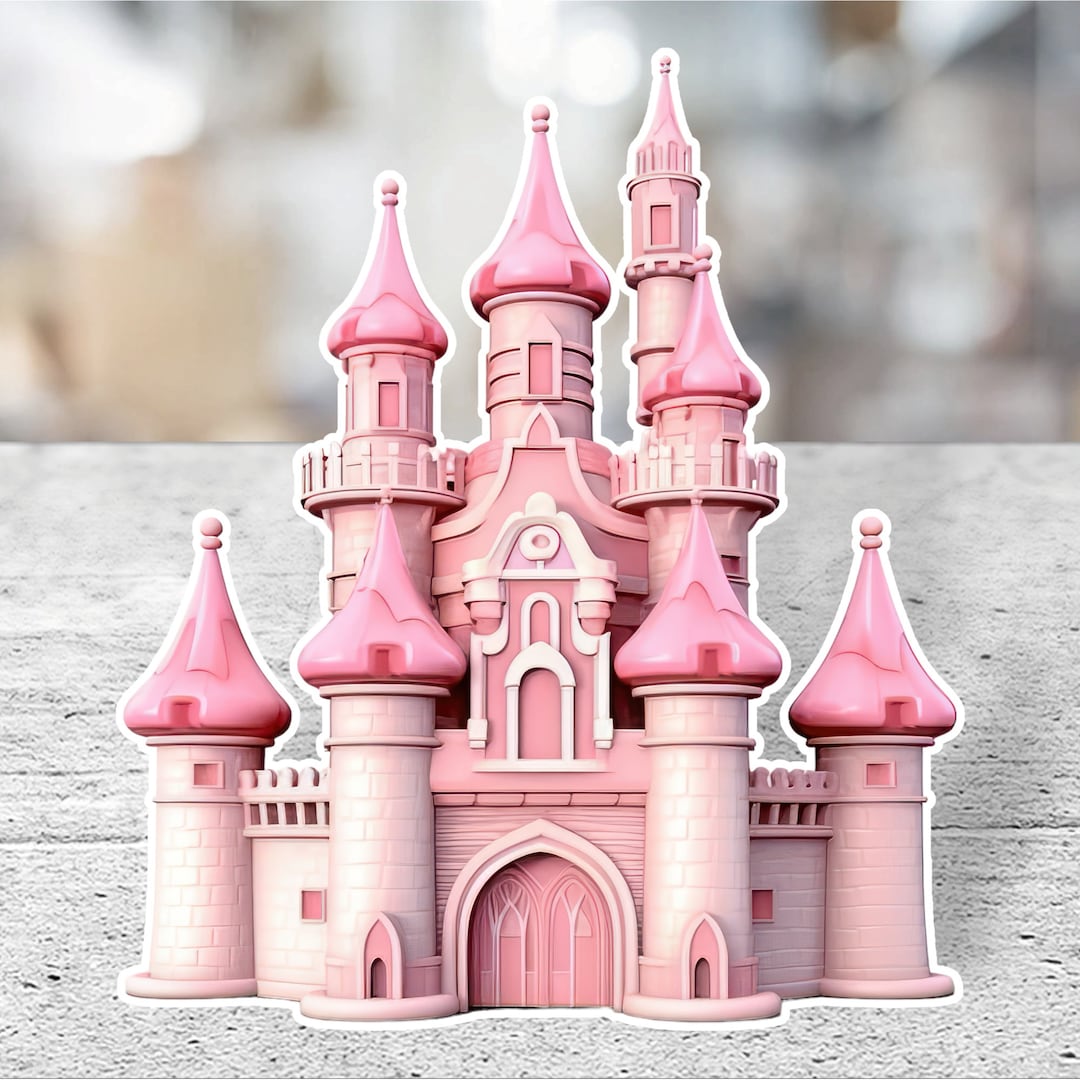 Pink Princes Castle Party Prop Decorations, Girl Birthday Party Prop ...