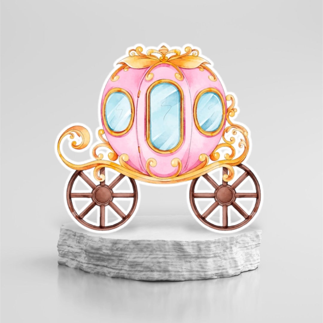 Princess Carriage Party Prop Cutout, Backdrop, Centerpiece and Party ...