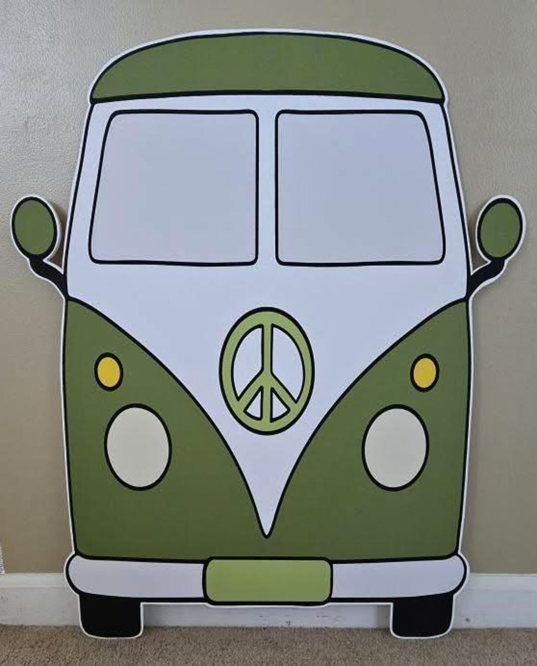 Groove 70s Van Customized the Color Party Prop Sign Centerpiece ...