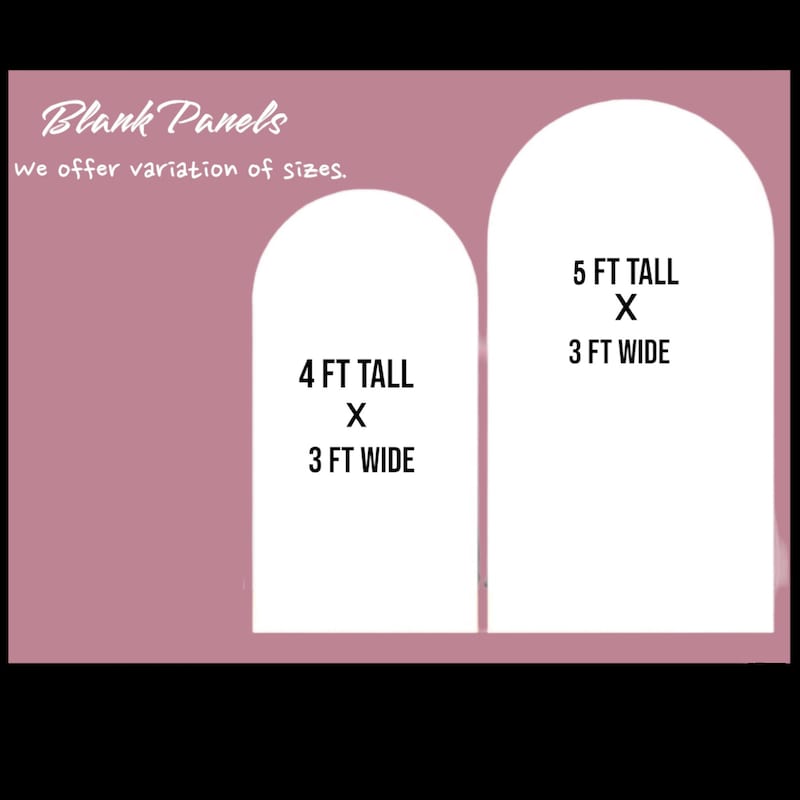 Arch Backdrop Panels - Etsy