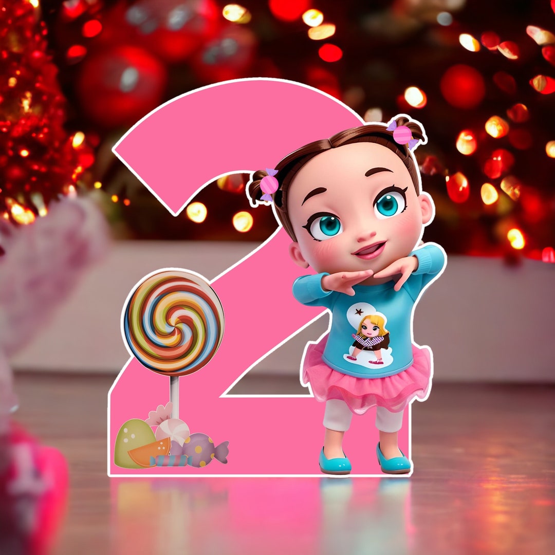Candy Birthday Party Prop, Custom Age, Girl Birthday Party, Centerpiece ...