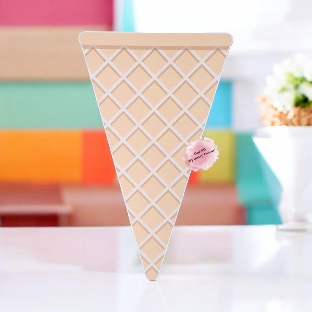 Ice Cream Cone Great to Create Your Own Ice Cream , Party Prop ...