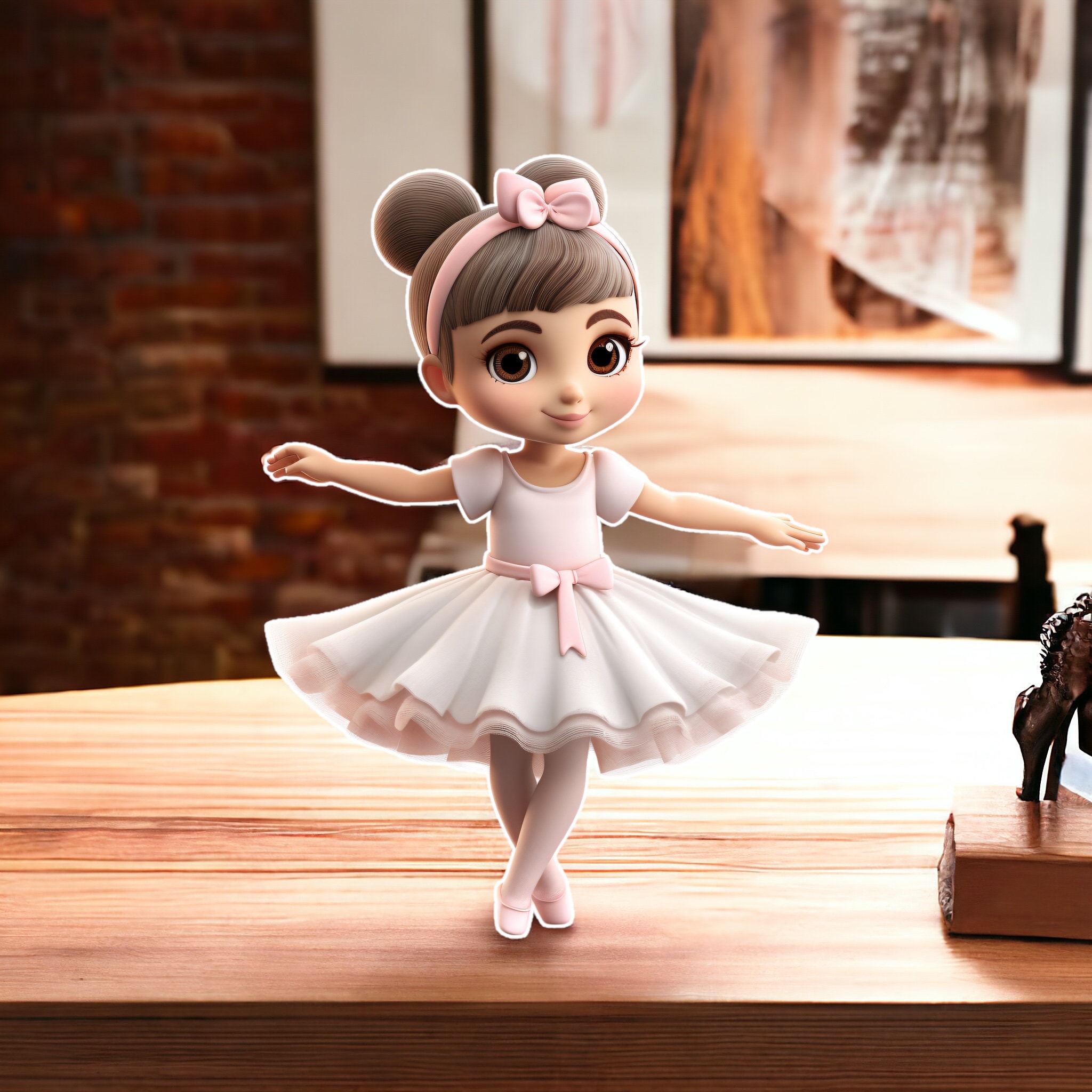 Ballerina Party Prop, Centerpiece, Stand up Backdrop and Party ...