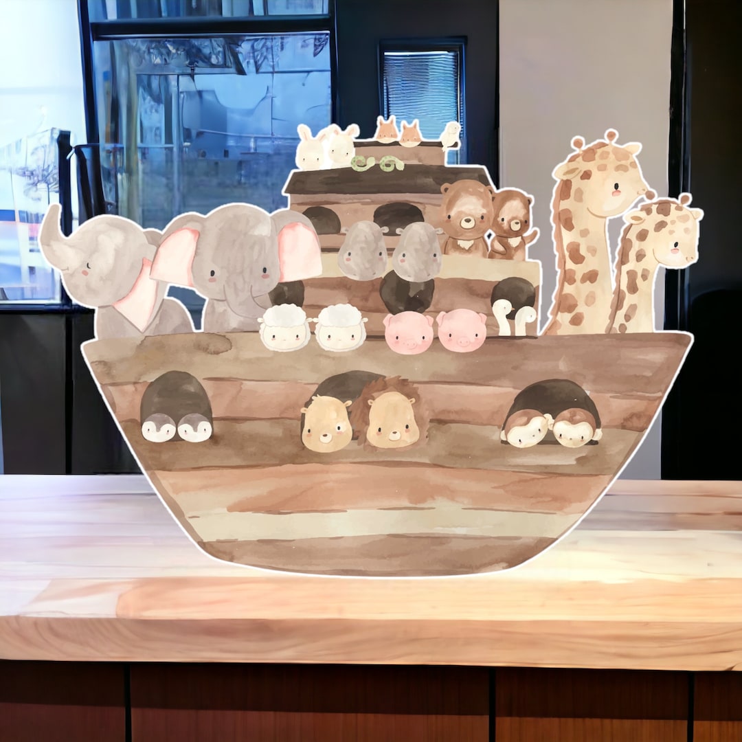 Noah’s Ark Party Prop Cutout, Centerpiece, Backdrop and Party ...