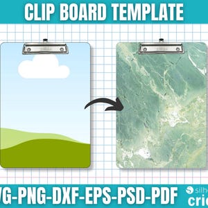 Clipboard Template, Clipboard Mockup, Clipboard Svg, Custom Clipboard ...