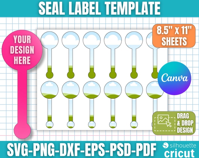 Printable Tamper Seal Sticker Label Design, Handmade Seal Sticker ...