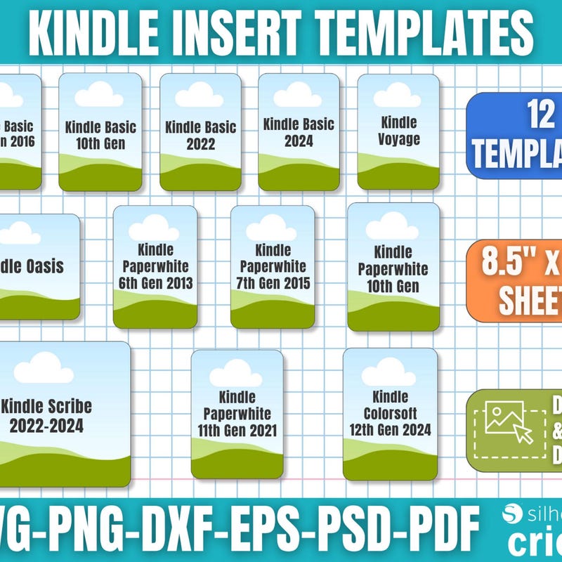 Kindle Basic Insert Art - Etsy