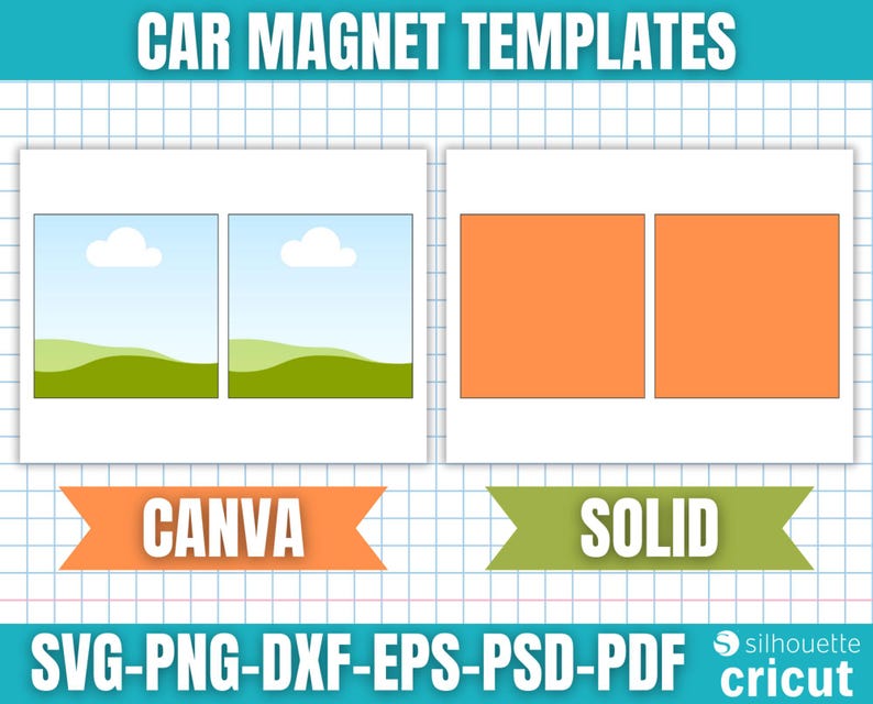 Car Magnet Templates, Business Car Magnet, Vehicle Advertising Magnet ...