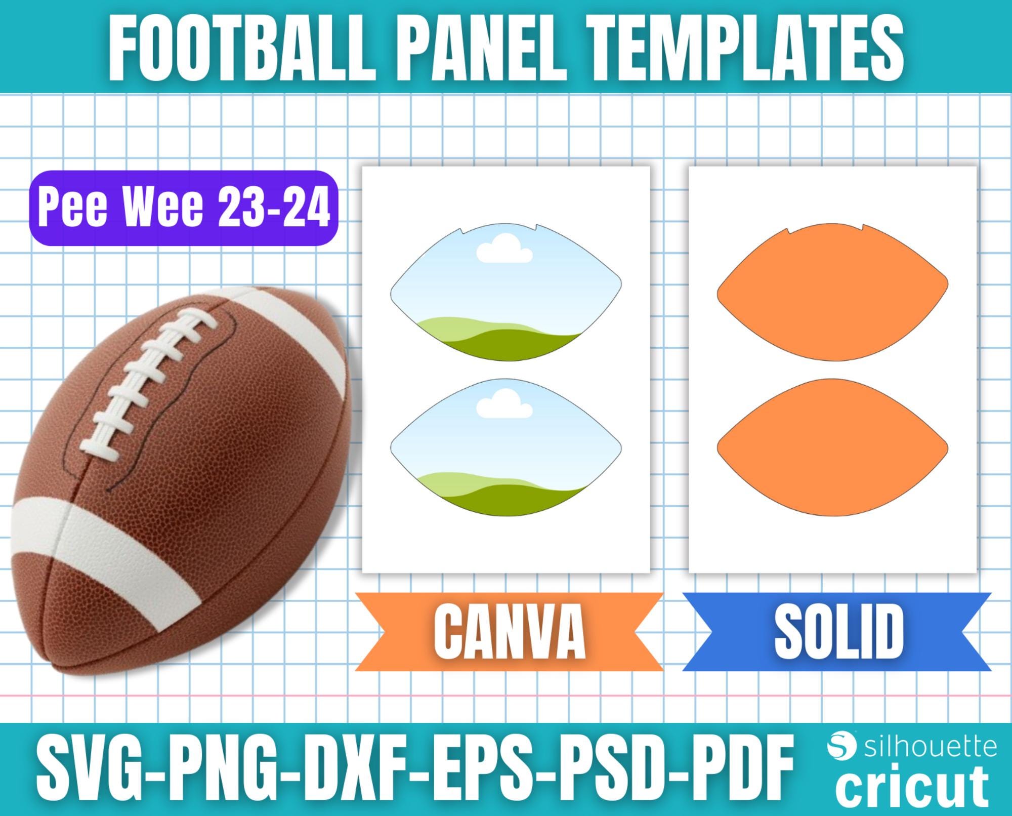 Football Panel Template, Sports Panel Template, Custom Photo Ball ...