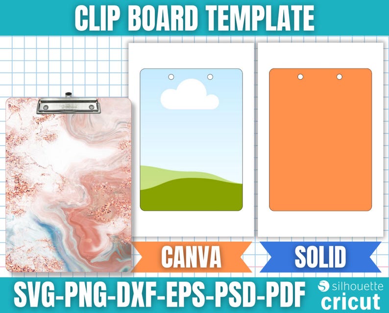 Clipboard Template, Clipboard Mockup, Clipboard Svg, Custom Clipboard ...