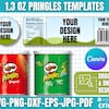 Pringles Snack Stack Label Template | Blank Template | Svg, Png,pdf ...