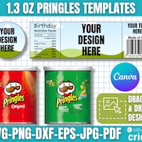 Pringles Label Template - Etsy