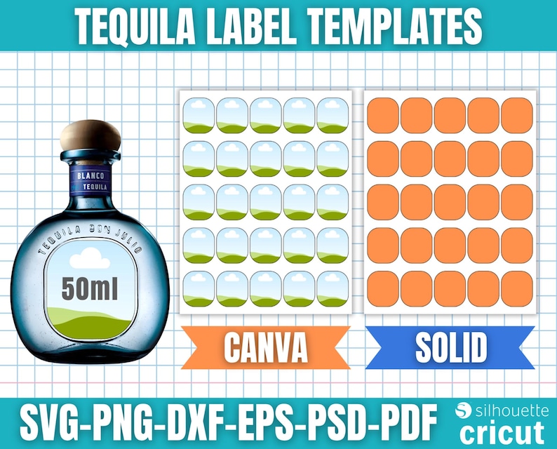 Tequila Label Template, Custom Tequila Bottle Label, Don Julio Label ...