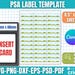 PSA Name Label Template, Trading Card Slab Label, Psa Card Label ...