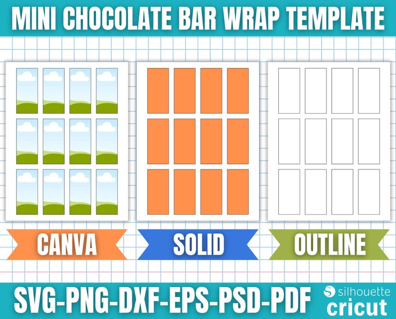 Mini Chocolate Wrapper Template, Candy Bar Wrapper Svg, Mini Candy Bar ...