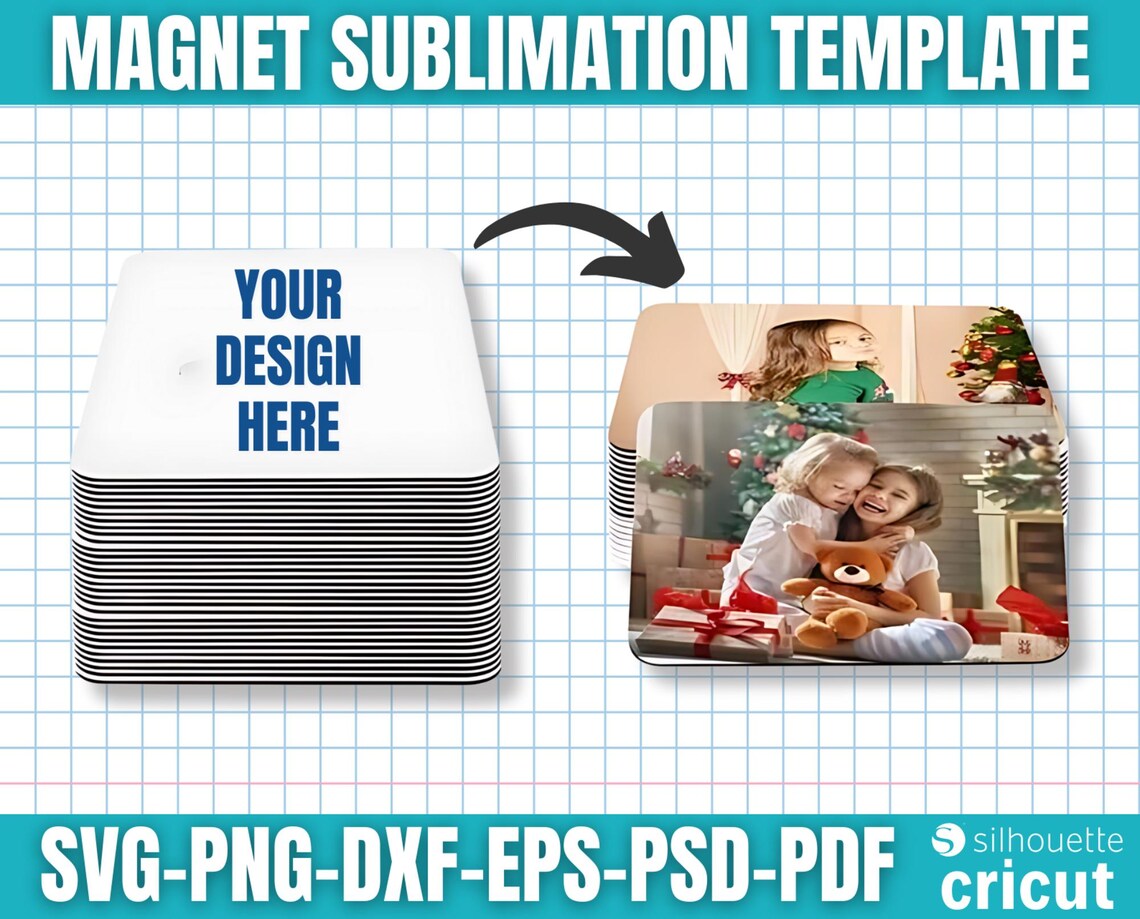Magnet Template, Magnet Sublimation, Magnet Multipurpose Labels ...