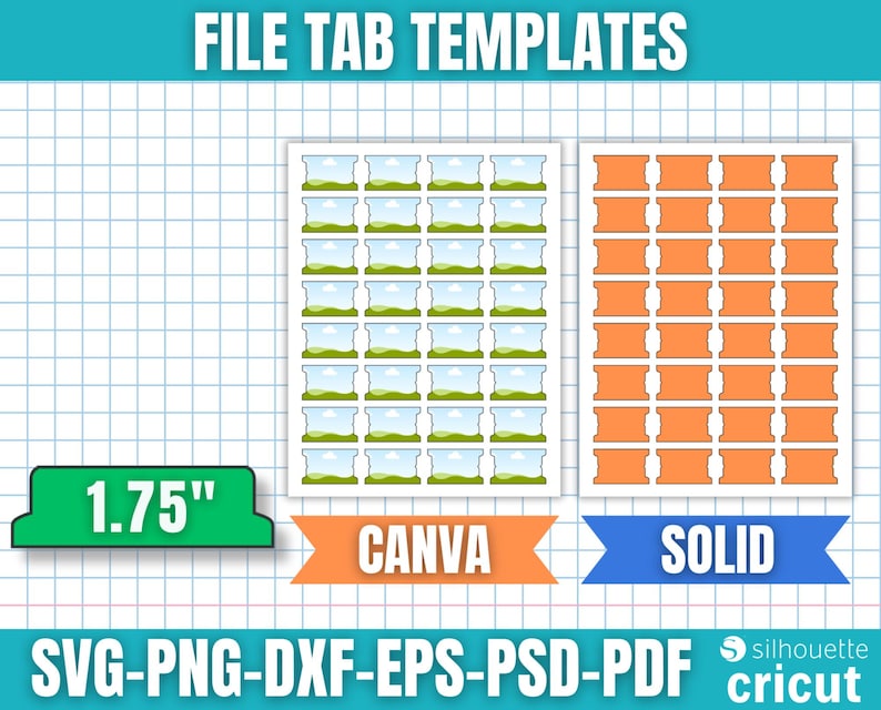 File Tab Templates, Folder Tag, Journal Tab, Page Tab, File Folder ...