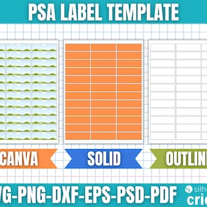 PSA Name Label Template, Trading Card Slab Label, Psa Card Label ...