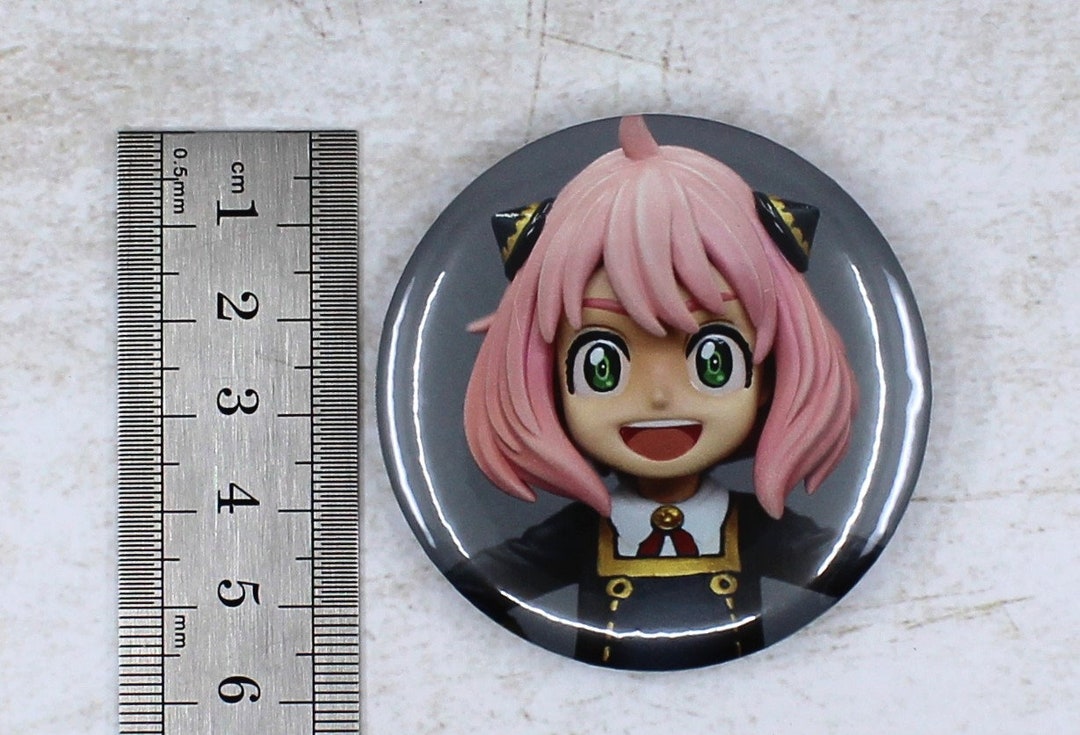 Kawaii Button, Kawaii Style, Anime Manga Acrylic Buttons Ø 5.5 Cm ...