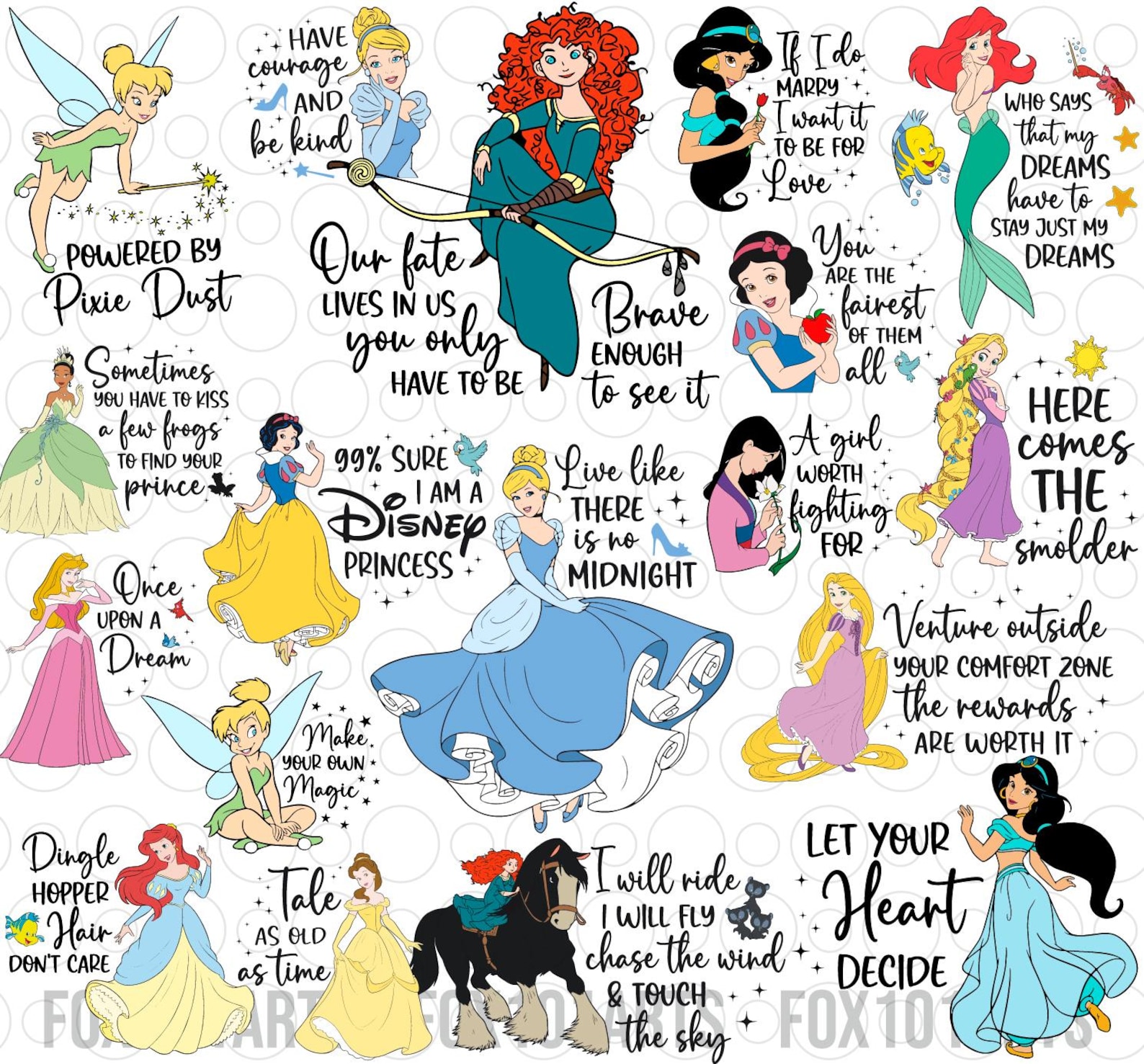 Bundle Princess Quotes Svg Png, Vintage Princess Svg, Magical Kingdom ...