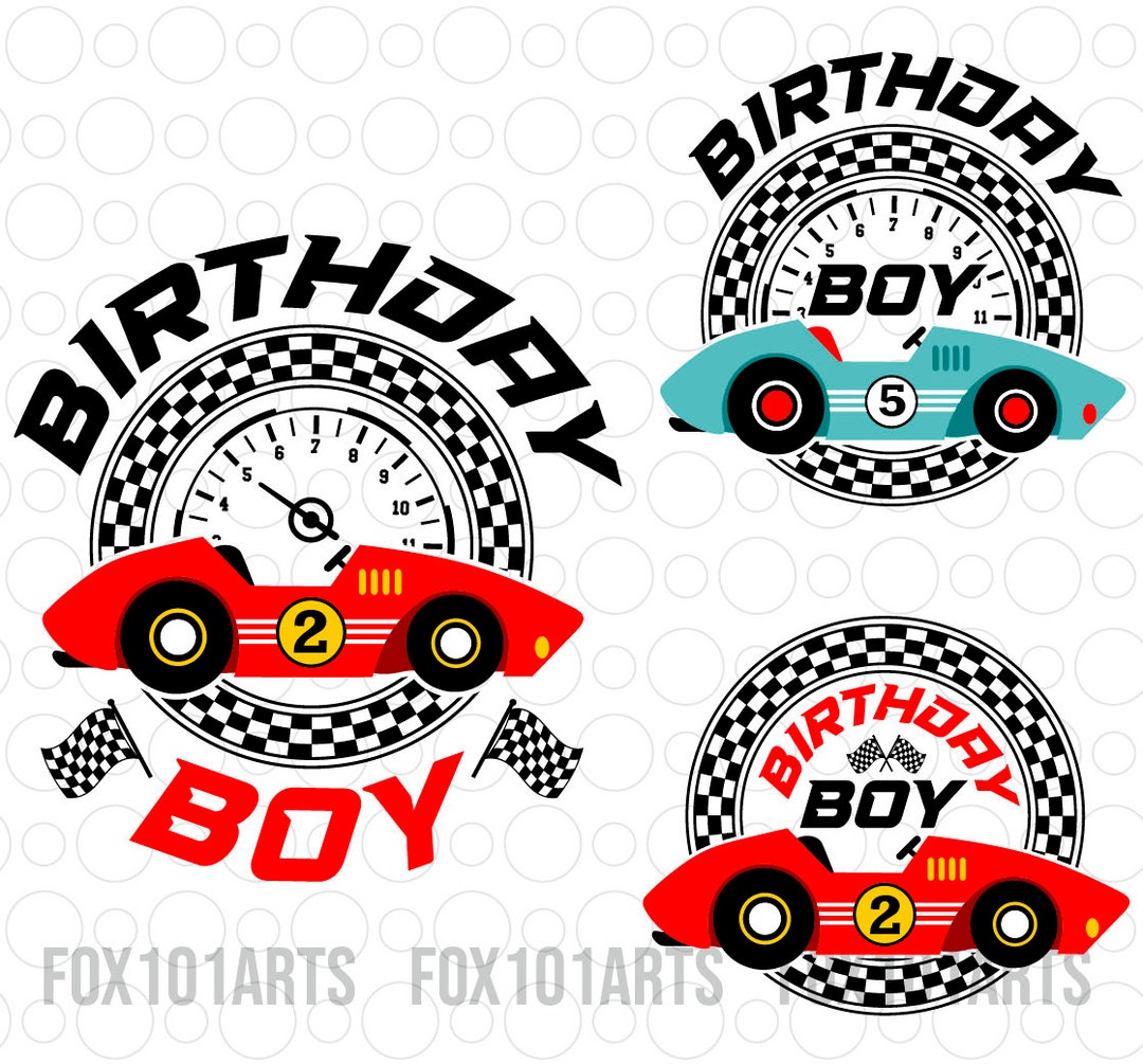 Fast Birthday Boy Svg Png, Car Race Birthday Boy Svg, Pit Crew Birthday ...