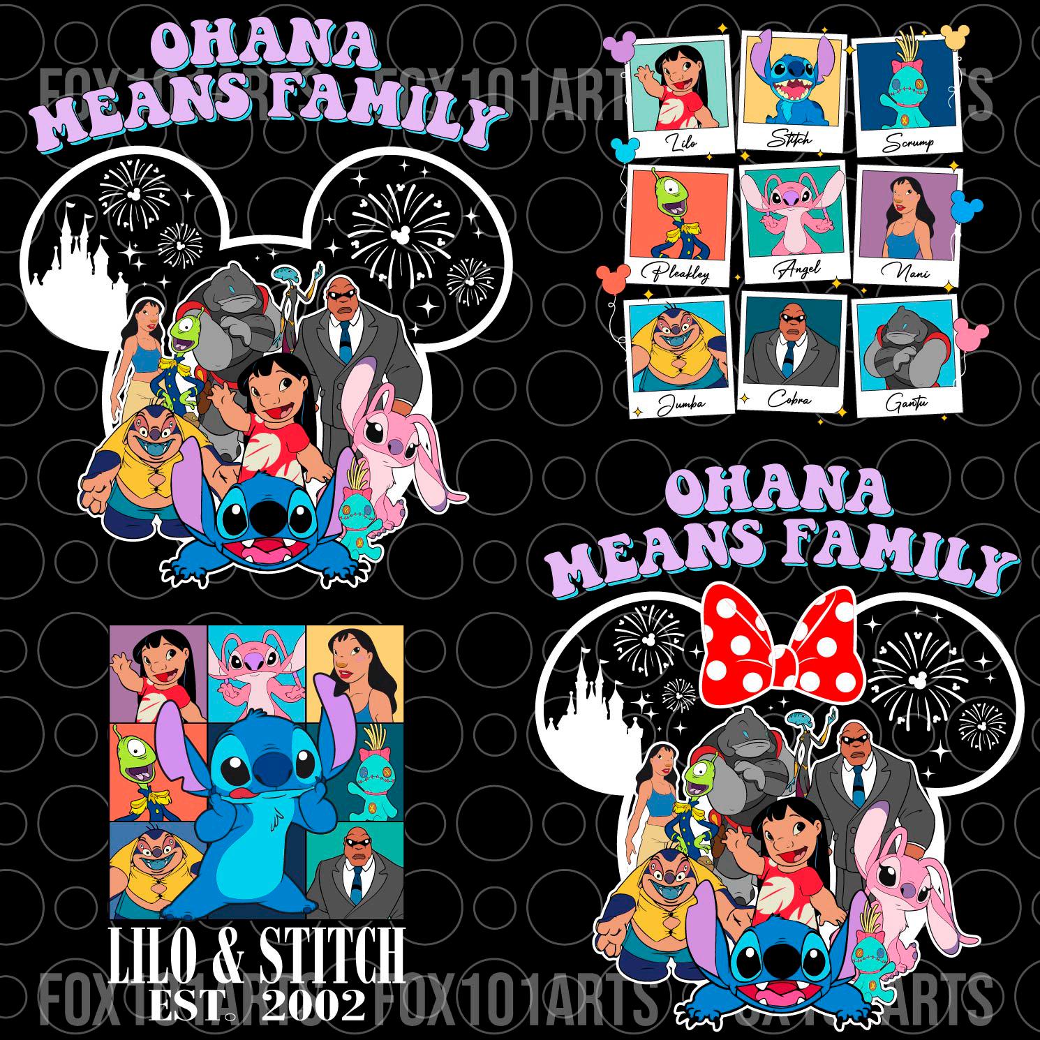 Bundle Ohana Means Family Png, Family Vacation Png, Magical Kingdom Png ...