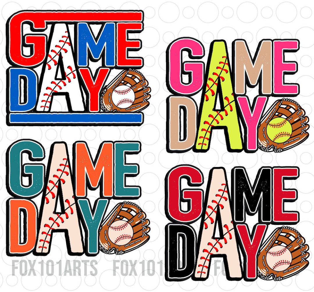 Baseball Game Day Svg Png Bundle, Baseball Retro Svg Sublimation ...