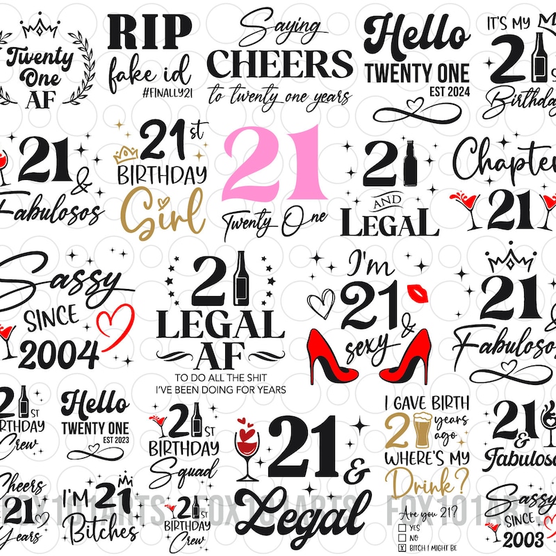 21 Birthday Drink Sign - Etsy
