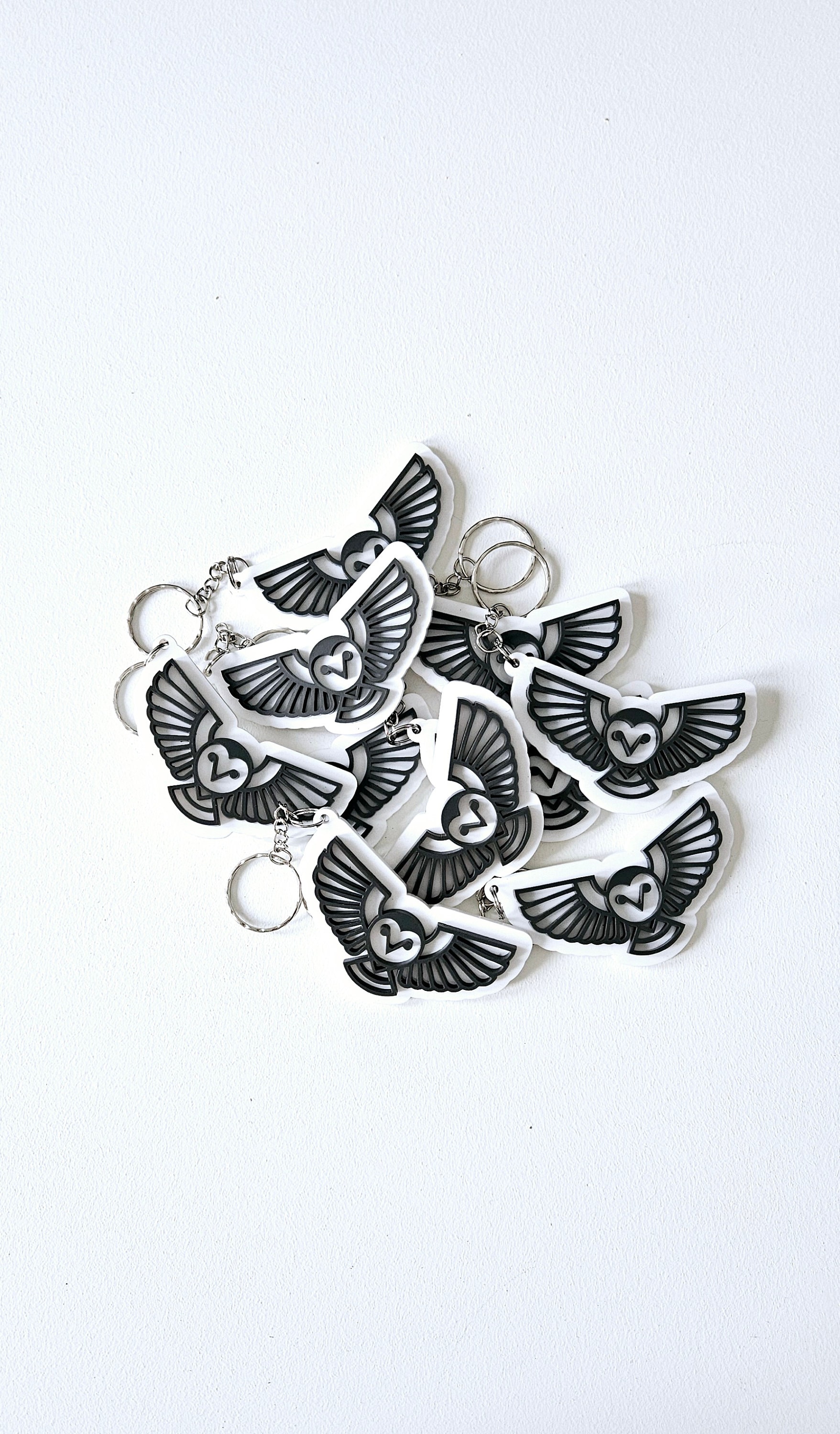 Custom Business Logo Keychain Engraved Business Logo Keychain Business ...