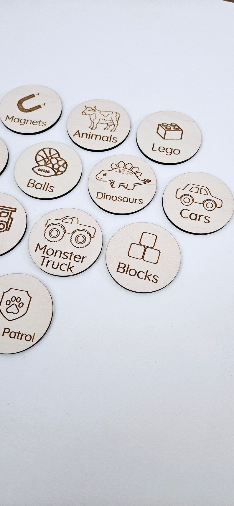 Personalised Wooden Toy Labels Ikea Trofast Wooden Labels Toy Box ...