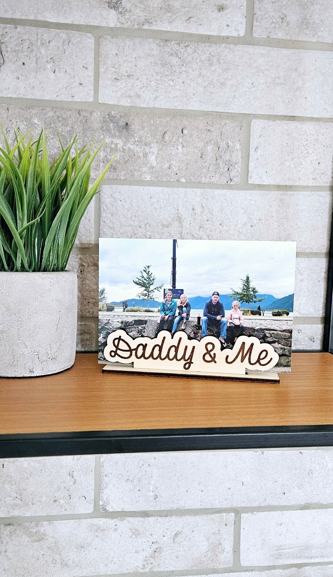 Fathers Day Photo Frame | Daddy & Me Photo Frame | Freestanding Family ...