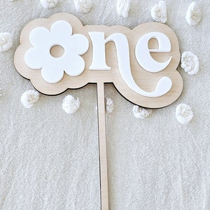 One Cake Topper | First Birthday Cake Topper | Cake Topper | Cupcake ...