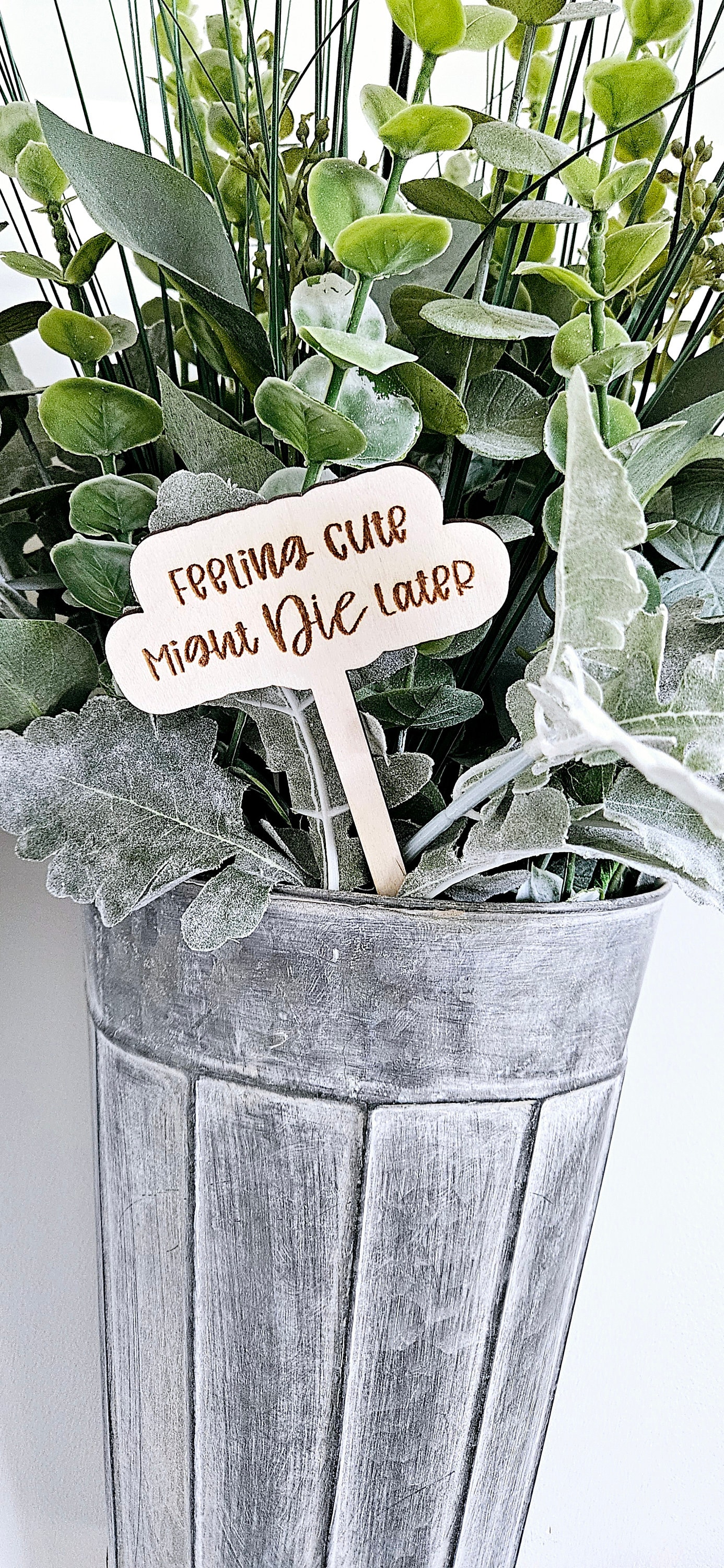 Funny Plant Stakes | Wooden Plant Stakes | Mom Garden Stakes | Funny ...
