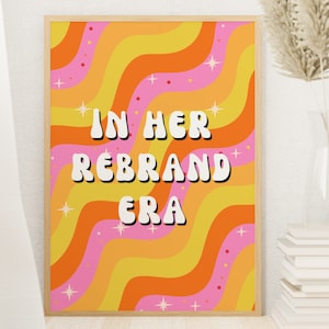 Groovy Retro Wall Art Digital Download. Funky Groovy Retro Psychedelic ...