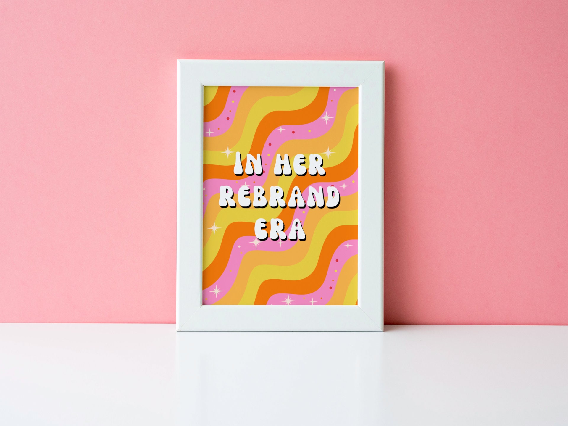 Groovy Retro Wall Art Digital Download. Funky Groovy Retro Psychedelic ...